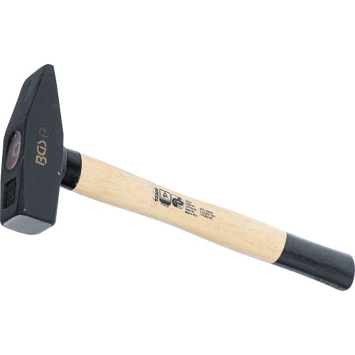 BGS Schlosserhammer | Hickory-Stiel | DIN 1041 | 800 g, 13,49