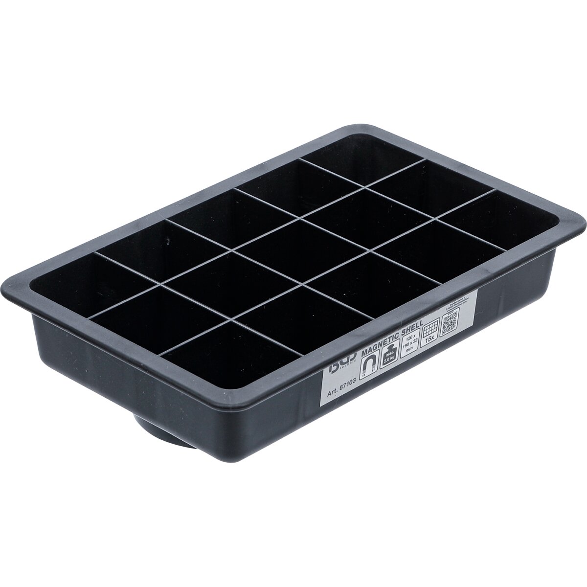 BGS Magnet-Haftschale 15 Fächer 120 x 190 mm, 8,49
