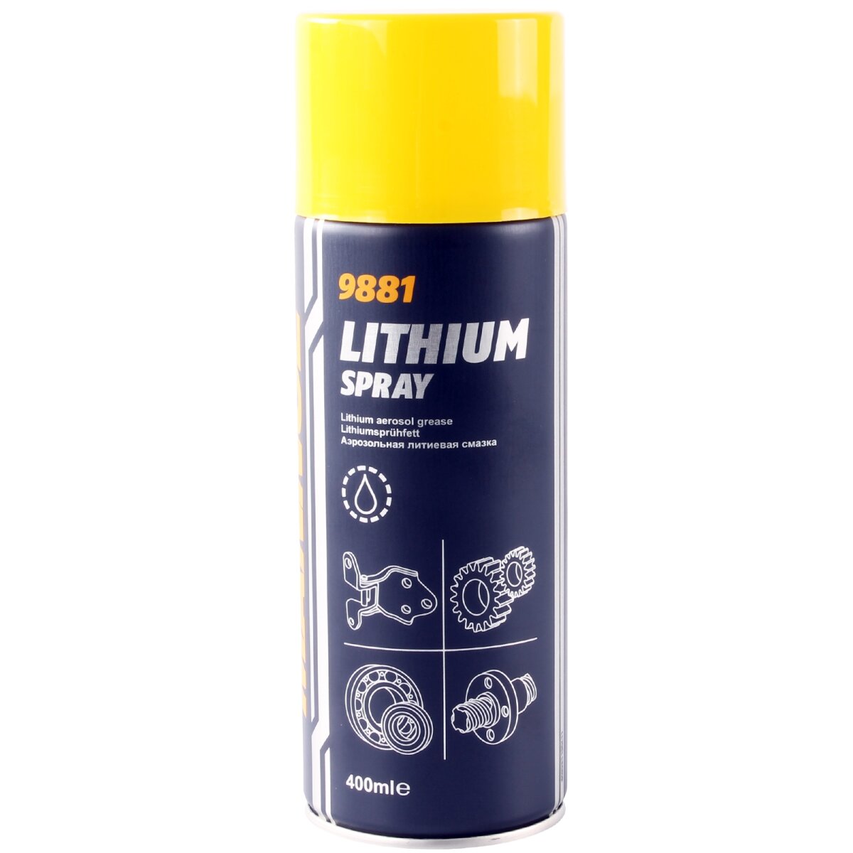 MANNOL Lithium Spray, 400 ml, 8,99