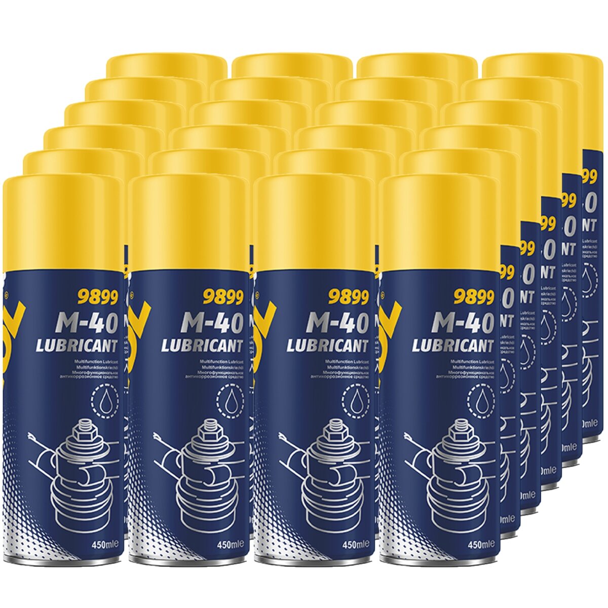 24x MANNOL M-40 Rostlöser, 450mL, 80,99
