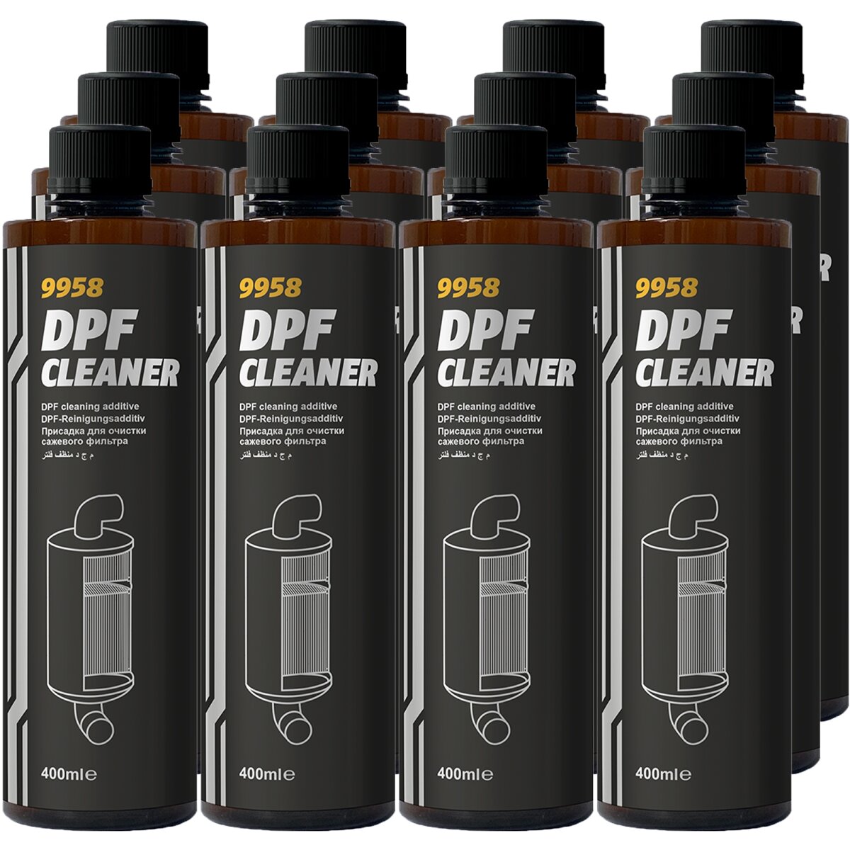 12x MANNOL DPF Cleaner, 400 ml, 94,99