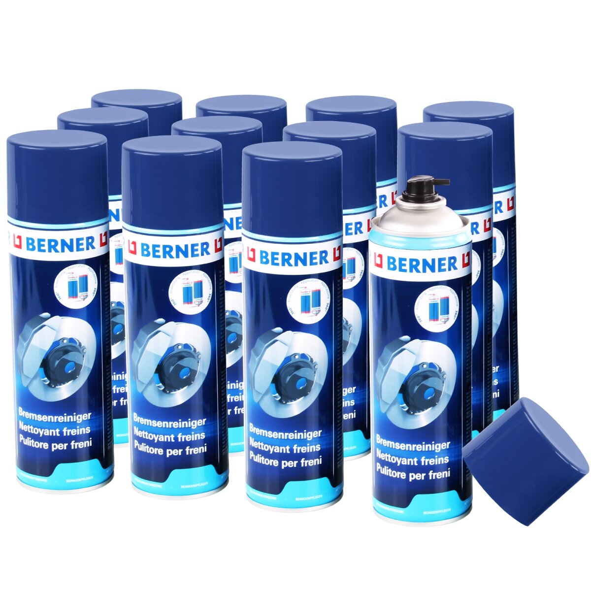 Berner Bremsenreiniger, 12x 500 mL, 23,49