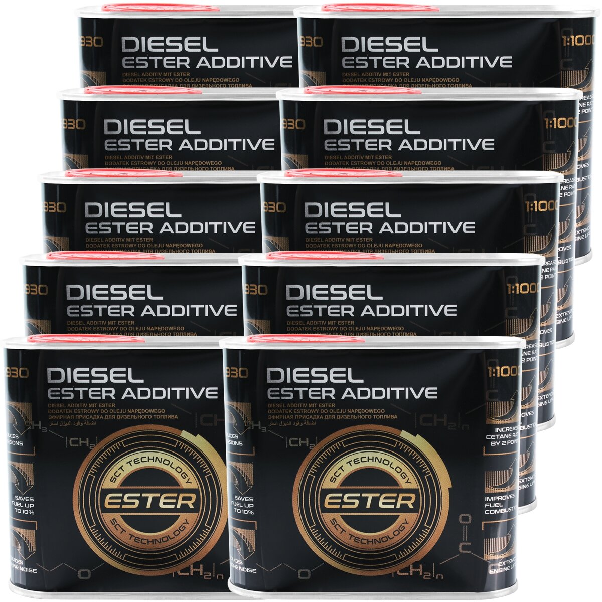 10x MANNOL Diesel Ester Additive, 500mL, 44,90