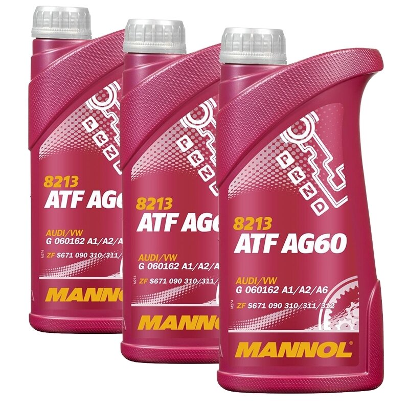 Mannol ATF AG60 Automatik Getriebeöl 3x1L, 14,99
