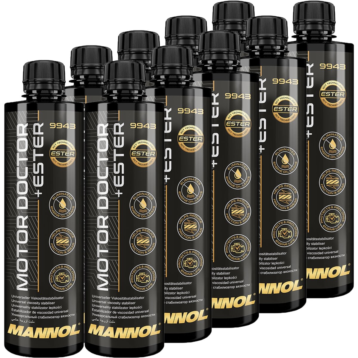 10x MANNOL 9943 Motor Doctor + Ester, 450 ml, 33,99