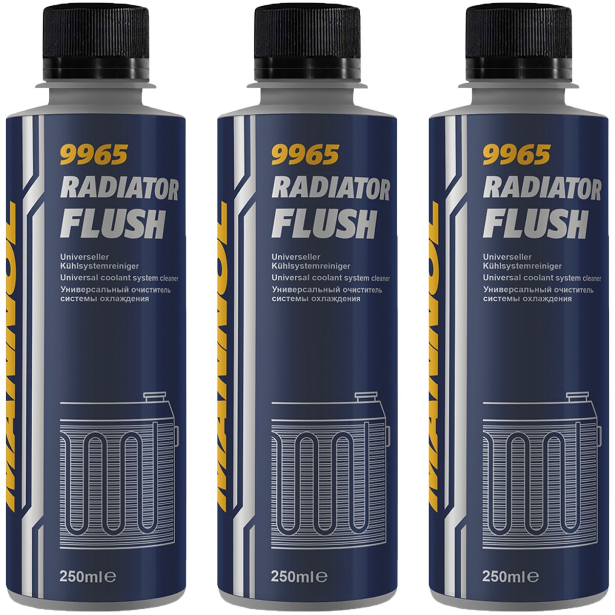 3x MANNOL Radiator Flush, 250mL, 16,99