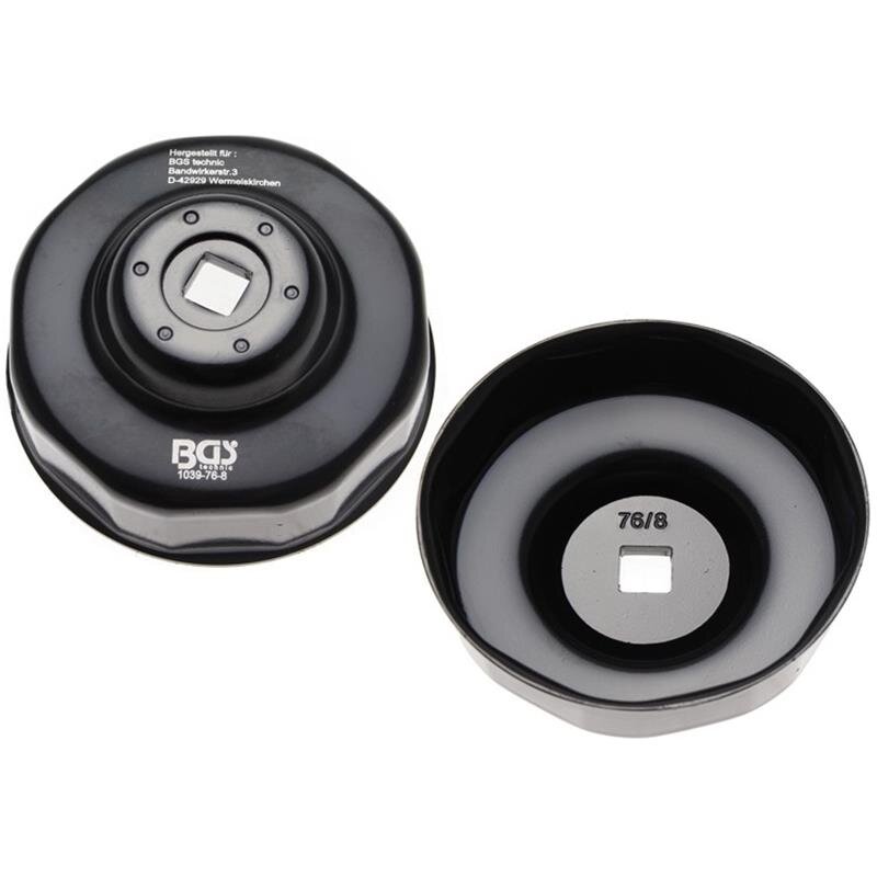 BGS Ölfilterkappe 76 mm x 8-kant, 10,99